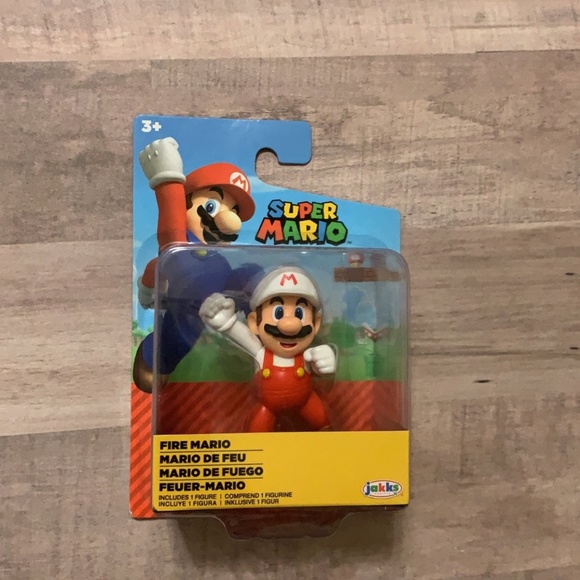 Jakks Pacific | Toys | World Of Nintendo 3 Fire Mario Figure Series 1 ...